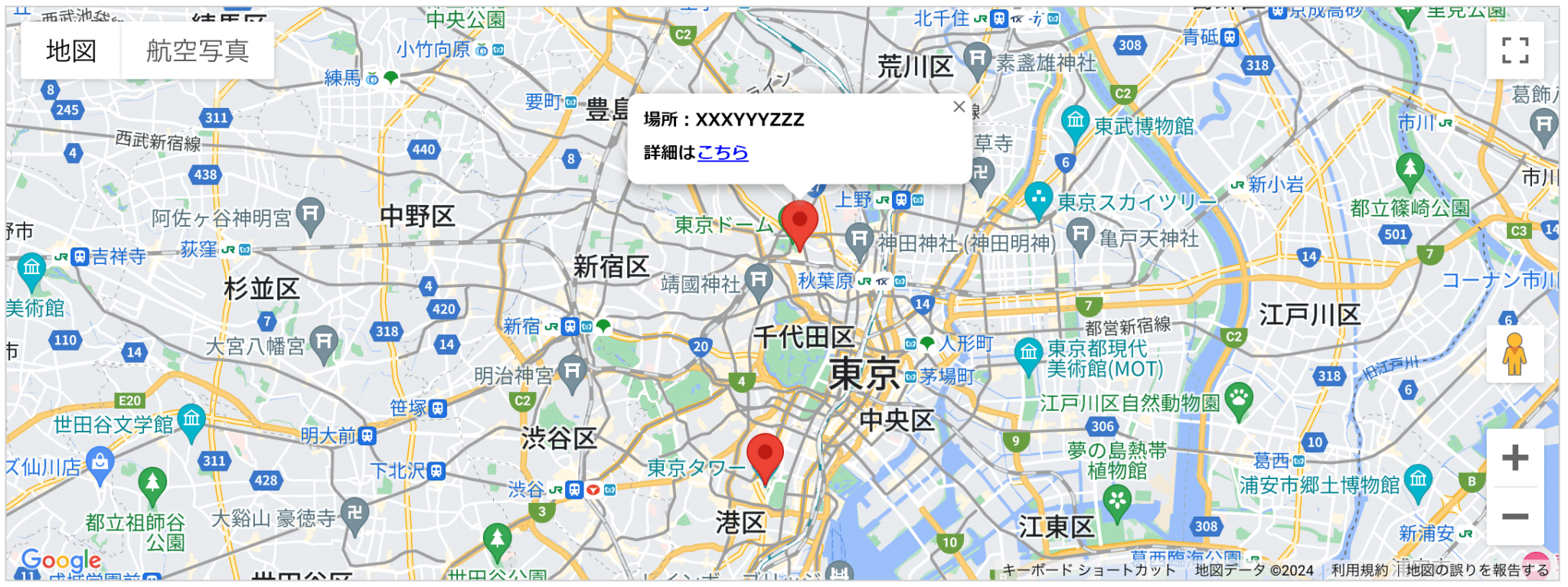 ACFのGoogleマップフィールドを使って地図上に複数マーカーを設置する | ishilog
